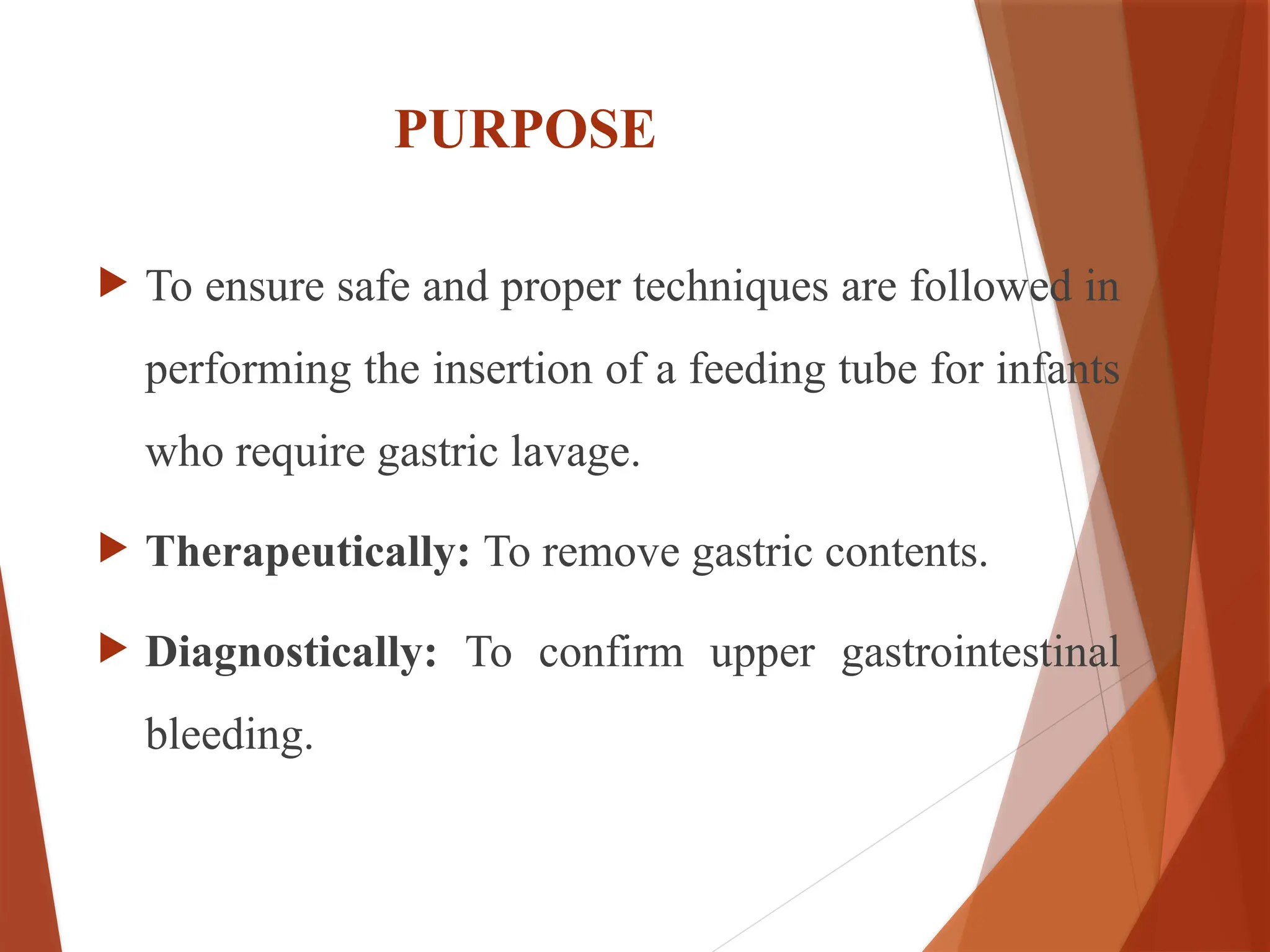 Gastric_Lavage_Presentation in obstetrics and gynaecological nursing | PPTX