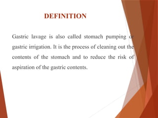 Gastric_Lavage_Presentation in obstetrics and gynaecological nursing ...
