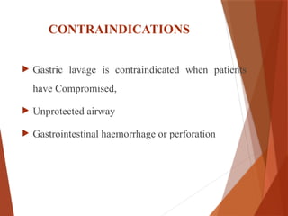 Gastric_Lavage_Presentation in obstetrics and gynaecological nursing | PPTX