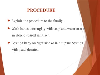 Gastric_Lavage_Presentation in obstetrics and gynaecological nursing | PPTX