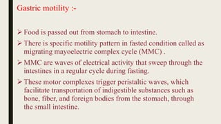 Gastric motility | PPTX