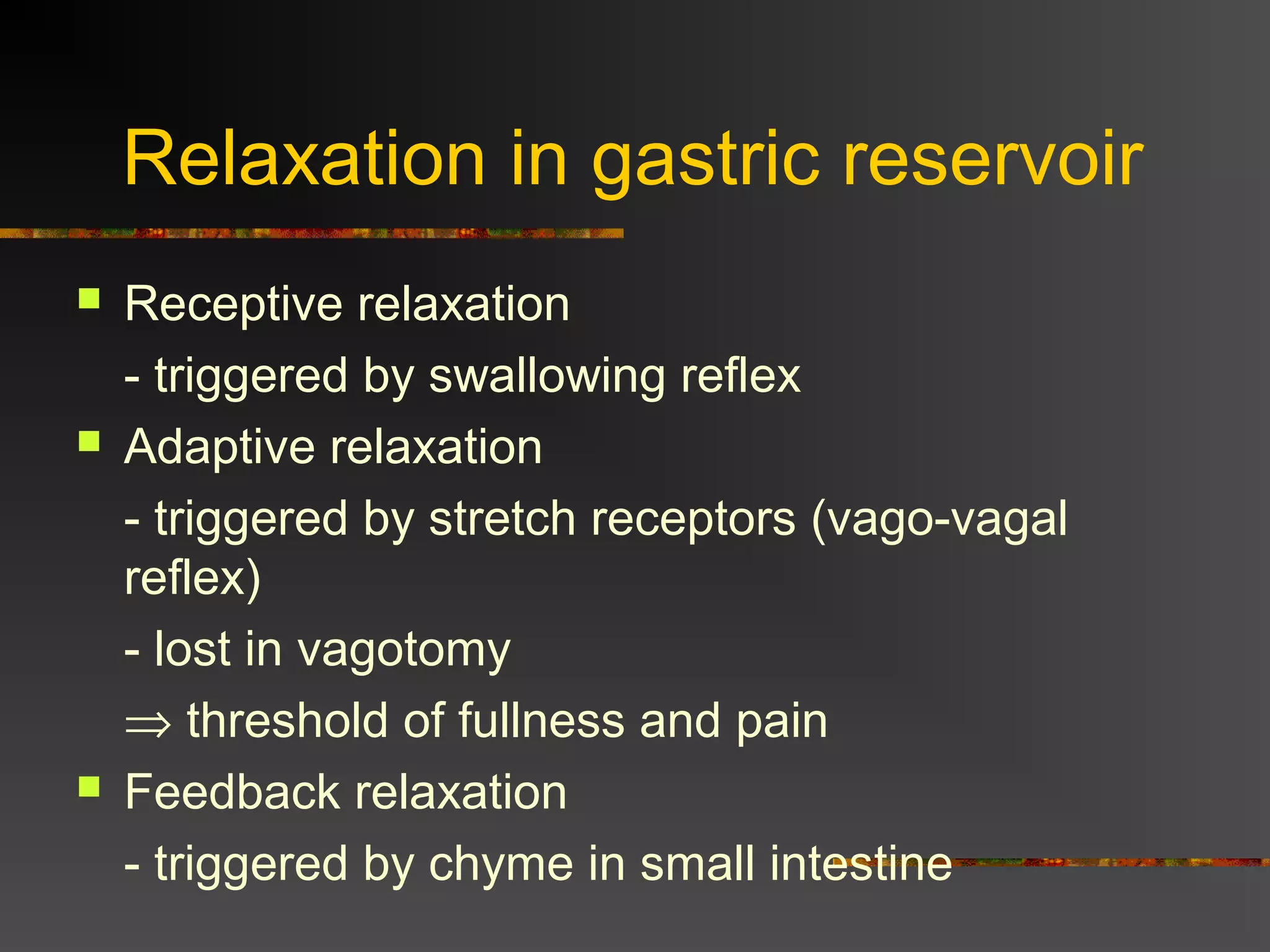 Gastric motility and secretion | PPT