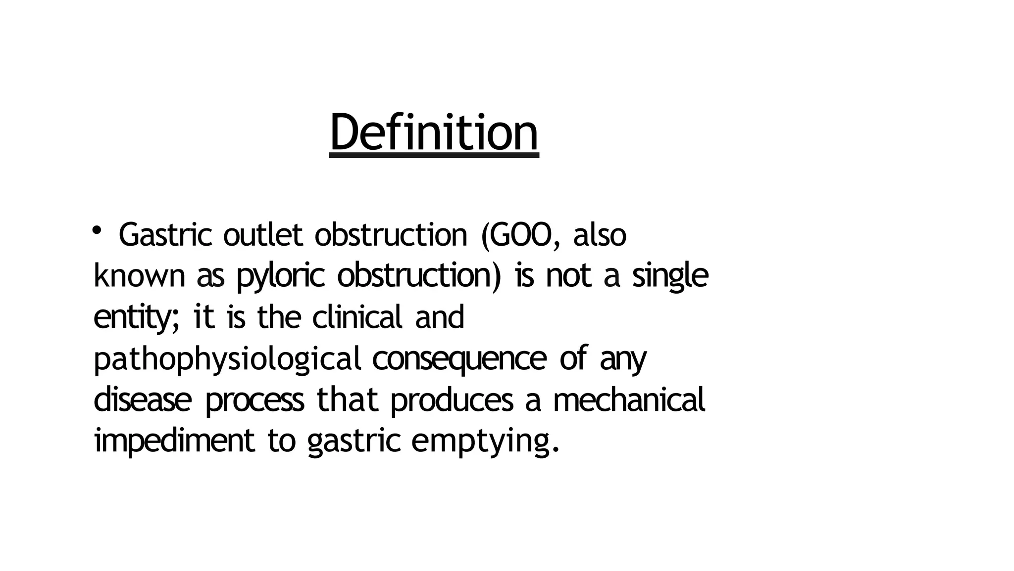 Gastric outlet obst and anatomy of stomach . PPT.pptx