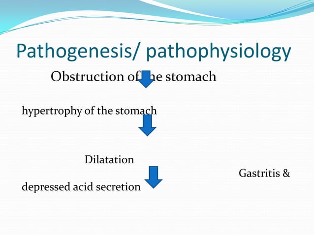 Gastric outlet obstruction | PPTX