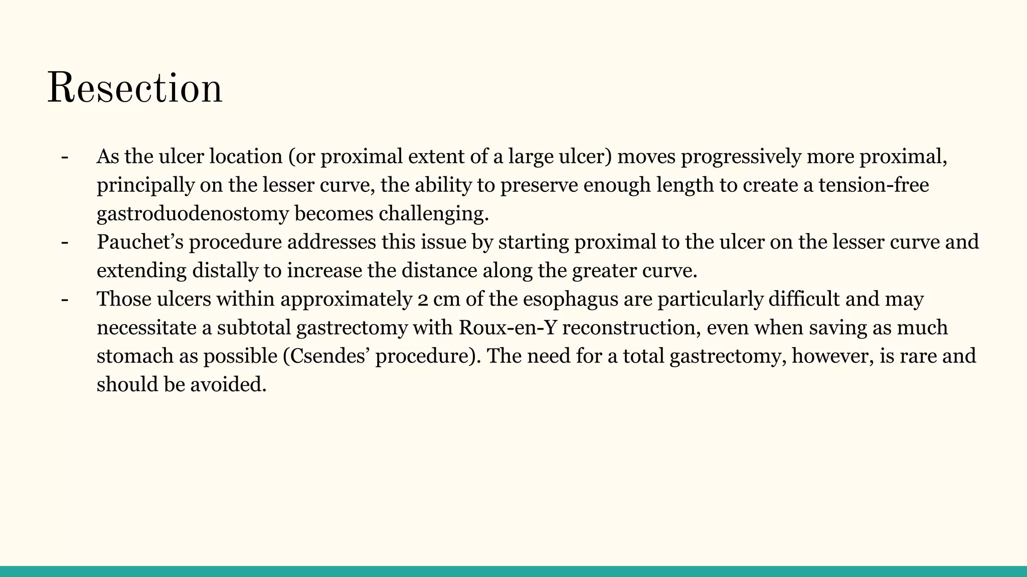 Gastric Perforation From Peptic Ulcer Disease - A Review of the ...