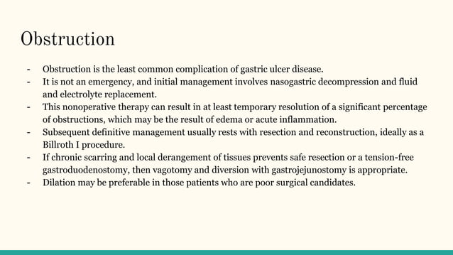 Gastric Perforation From Peptic Ulcer Disease - A Review of the ...