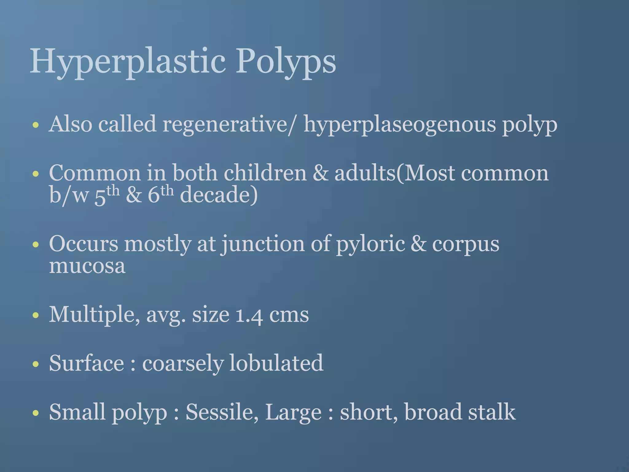 Gastric polyps & tumors by Dr. Karan Arora | PPTX