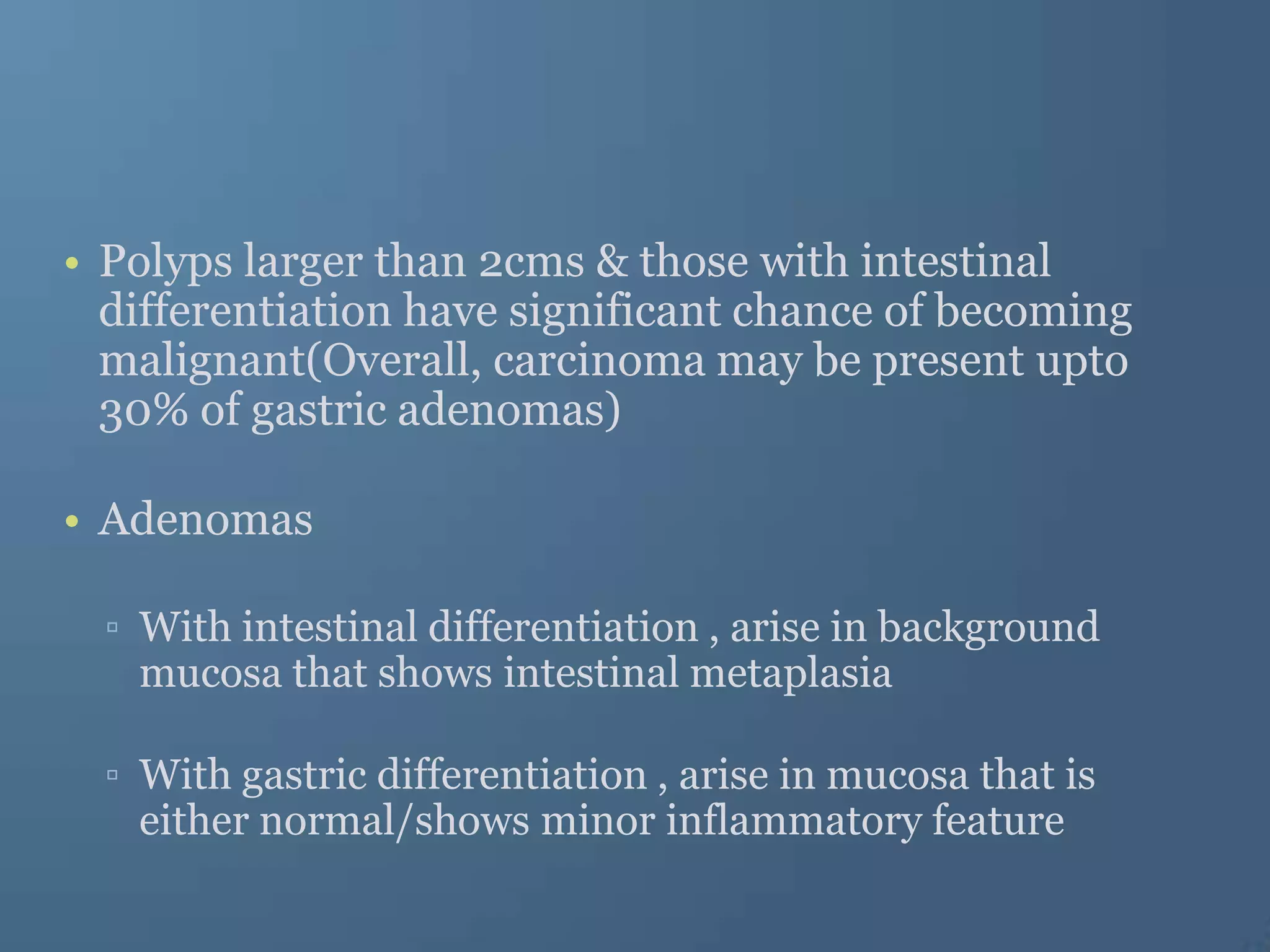 Gastric polyps & tumors by Dr. Karan Arora | PPTX