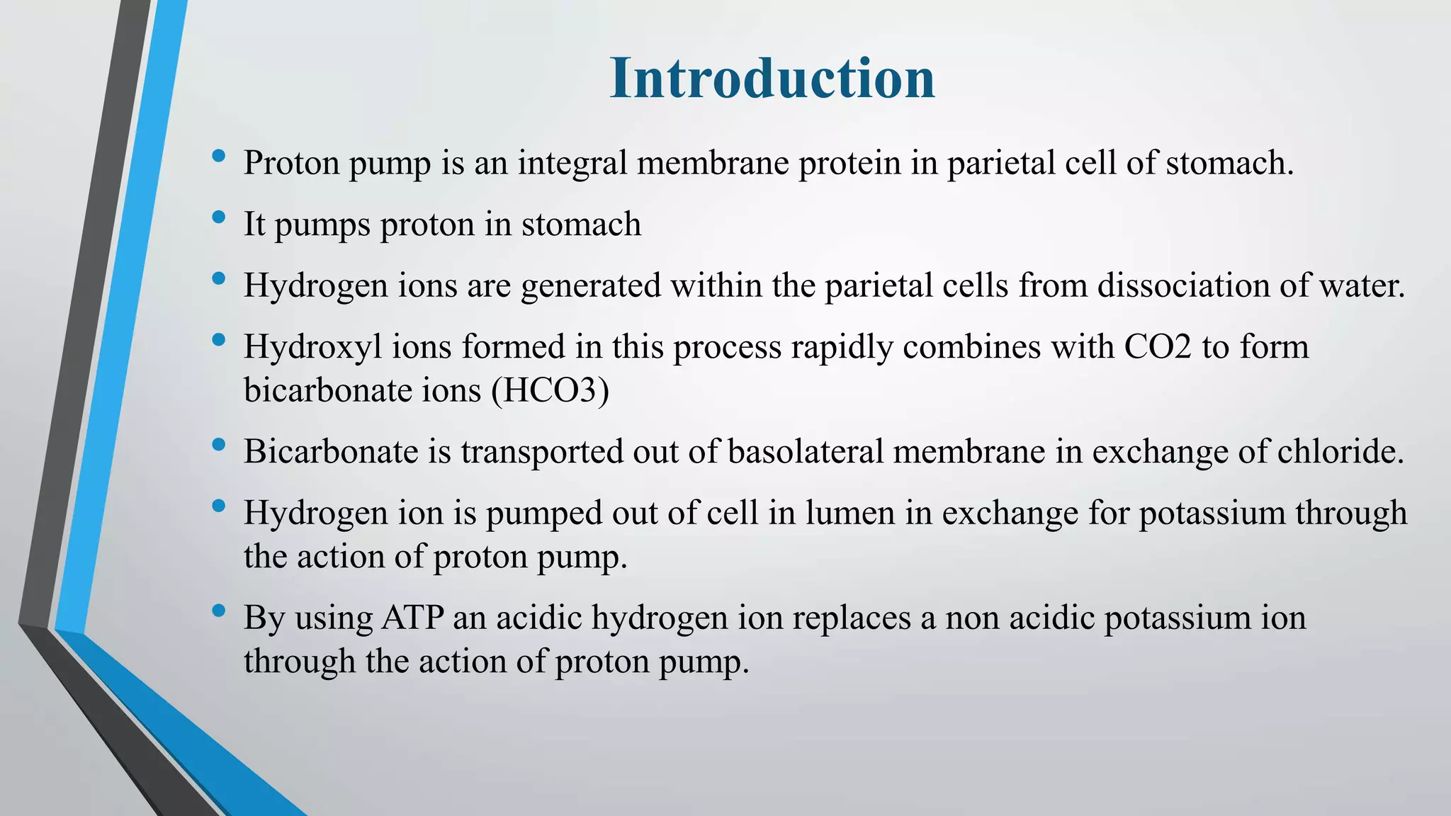 Gastric Proton Pump Inhibitor | PPTX