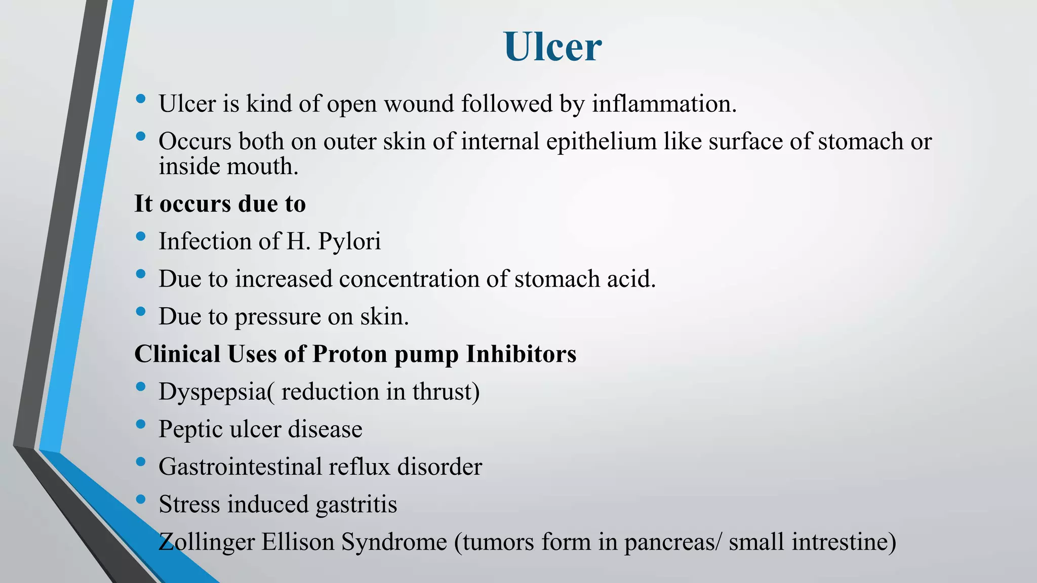 Gastric Proton Pump Inhibitor | PPTX | Digestive Disorders | Diseases ...