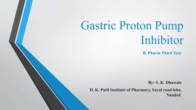 Gastric Proton Pump Inhibitor | PPTX | Digestive Disorders | Diseases ...