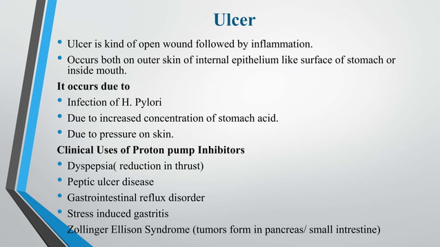 Gastric Proton Pump Inhibitor | PPTX | Digestive Disorders | Diseases ...