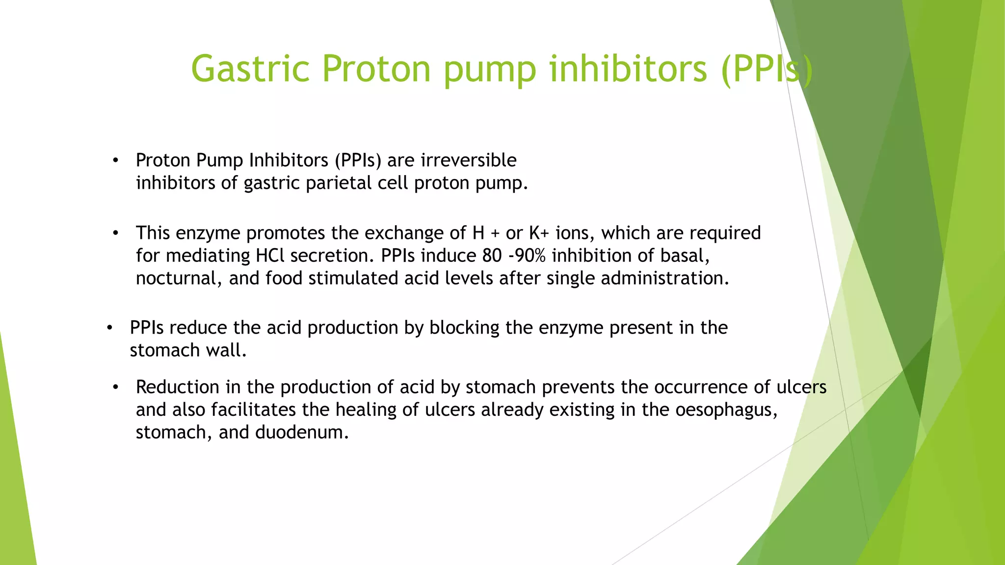 Gastric proton pump inhibitors (pp is) | PPTX