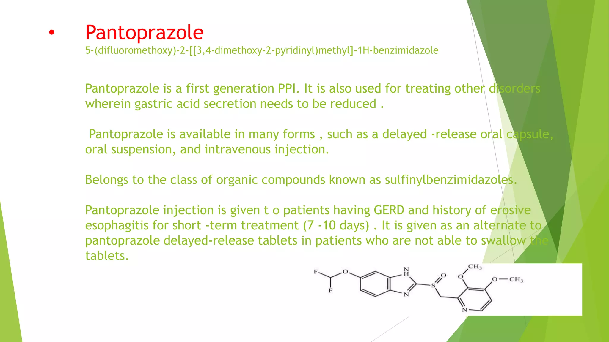 Gastric proton pump inhibitors (pp is) | PPTX