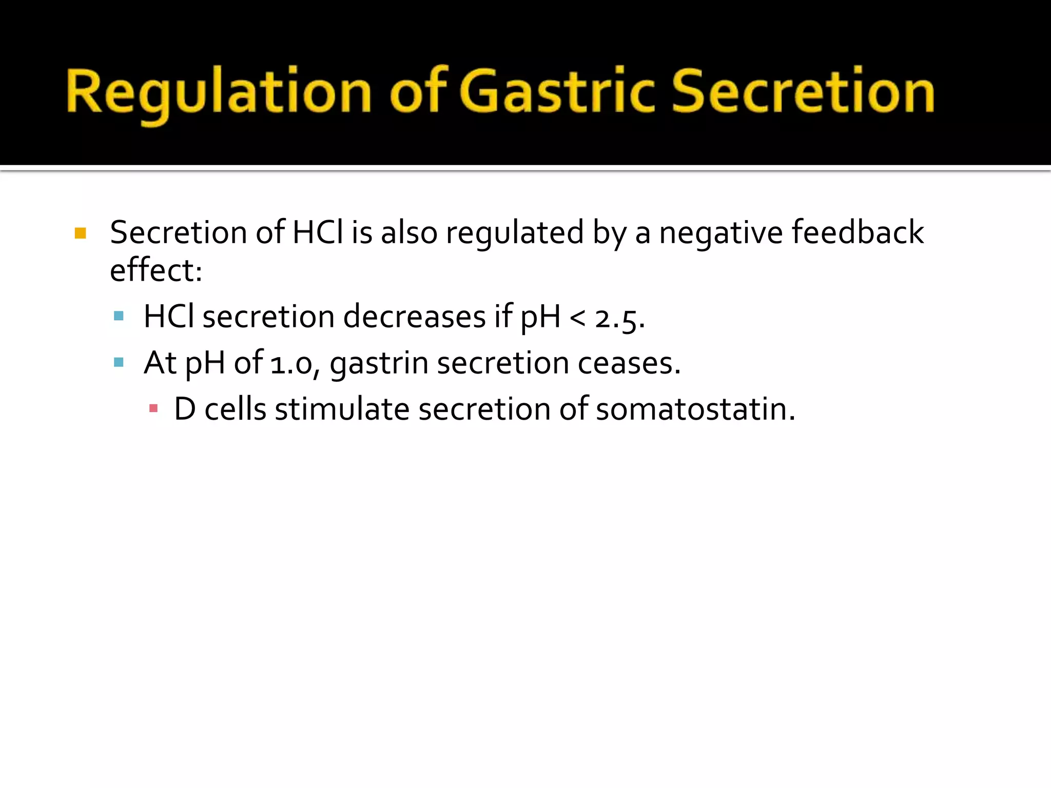 Gastric secretion &and its regulation | PPTX