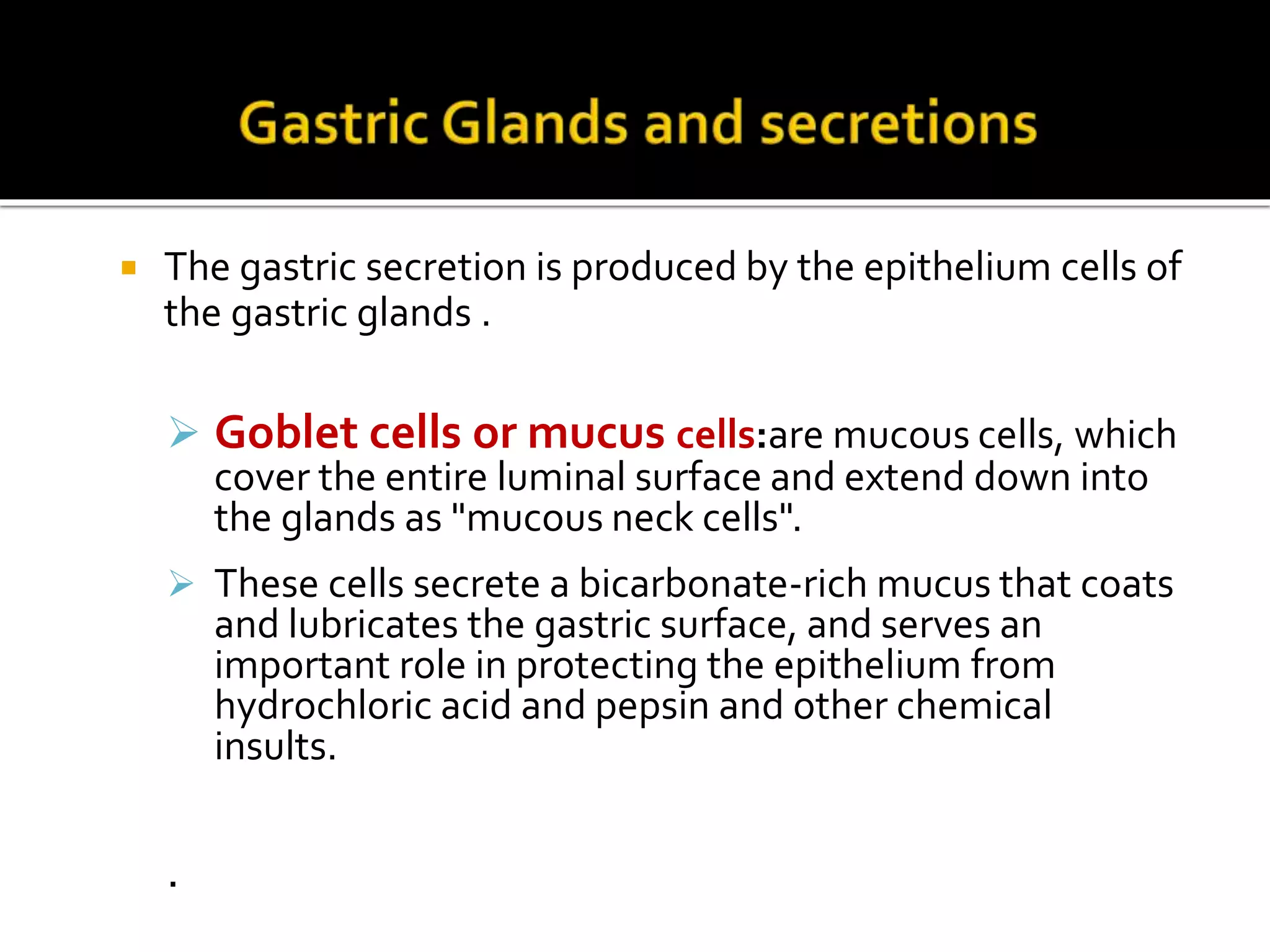 Gastric secretion &and its regulation | PPTX