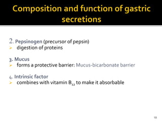 Gastric secretion &and its regulation | PPTX