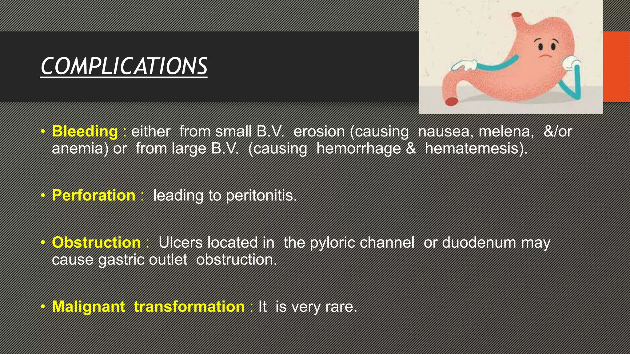 Gross and Histopathological findings & complications of GASTRIC ULCERS ...
