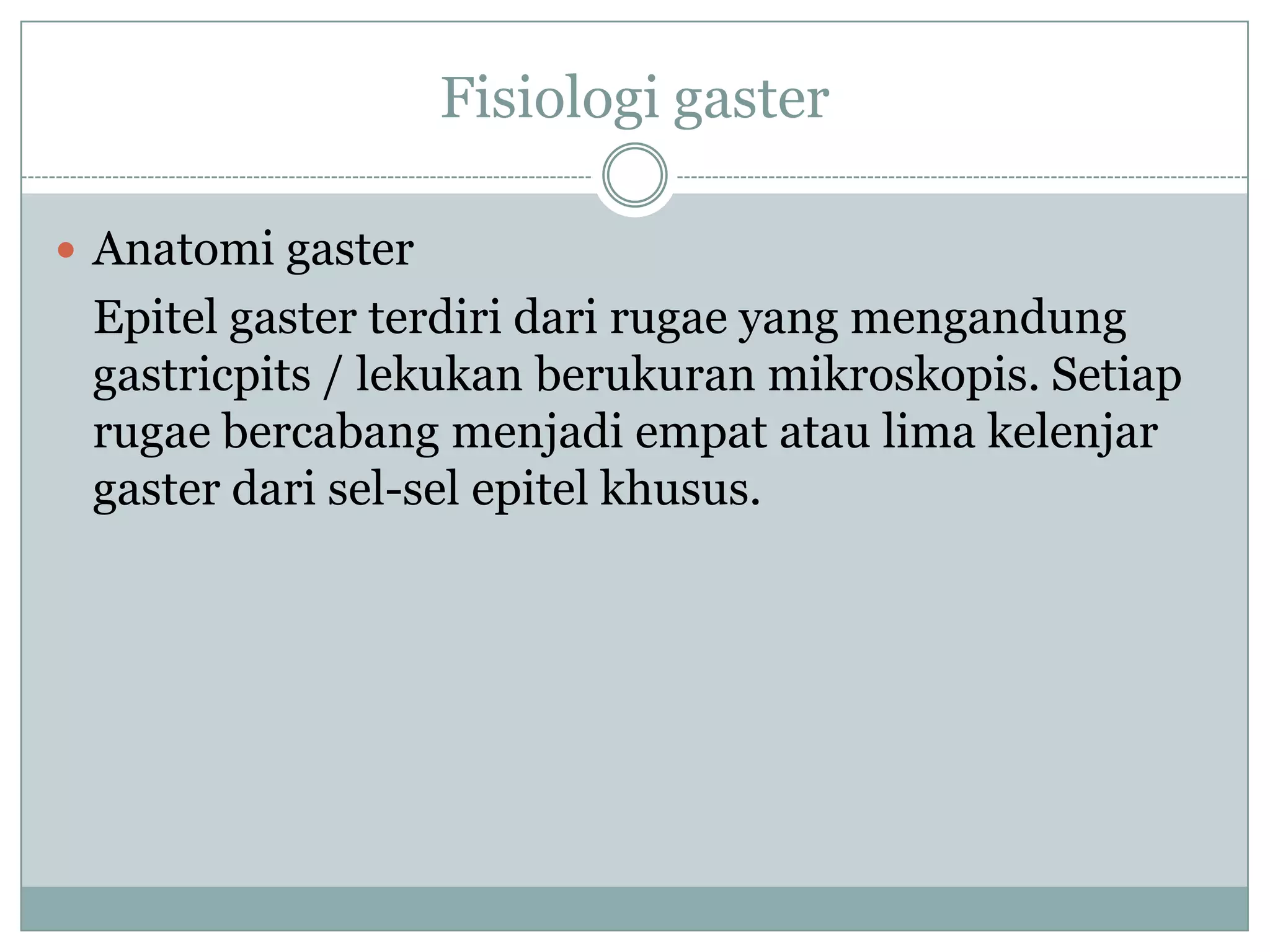 Gastric ulcer (tukak gaster) digestive system | PPTX