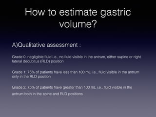 Gastric ultrasound tutorial 2019 | PDF
