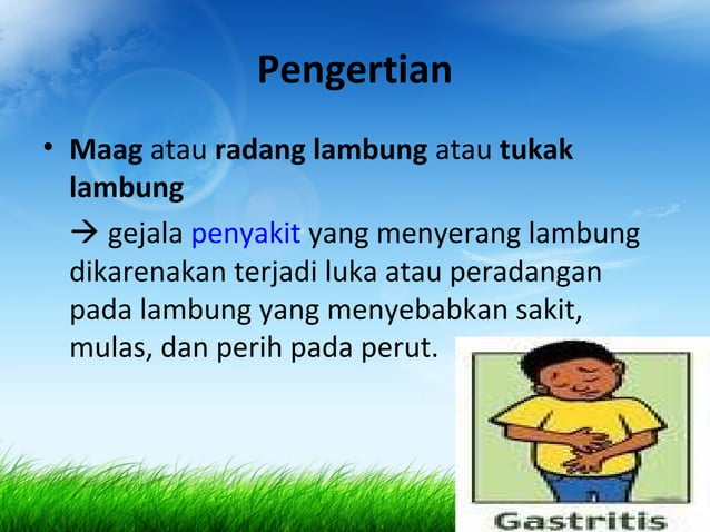 Gastritis/Penyakit maag | PPT