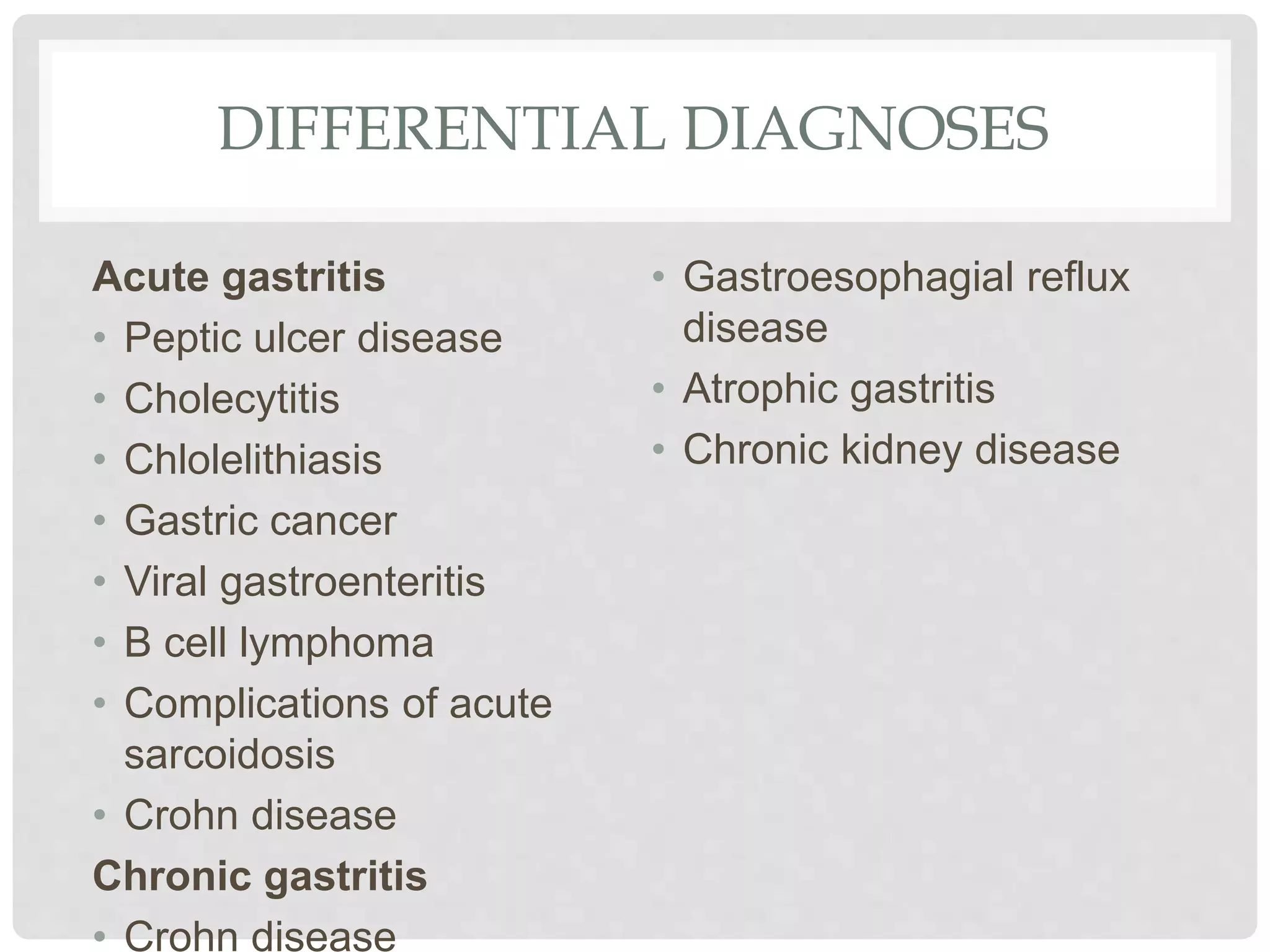 Gastritis | PPTX