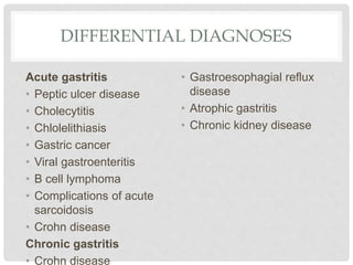 Gastritis | PPTX