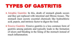 GASTRITIS.pptx | Digestive Disorders | Diseases and Conditions