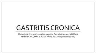Gastritis | PPTX
