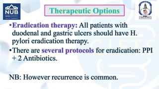 Gastritis including H. pylori for undergraduate | PPTX