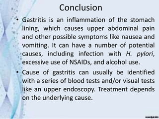 Gastritis - Types & Nutritional Management.ppt