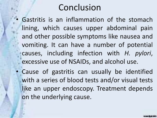 Gastritis - Types & Nutritional Management.ppt