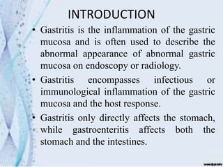 Gastritis - Types & Nutritional Management.ppt
