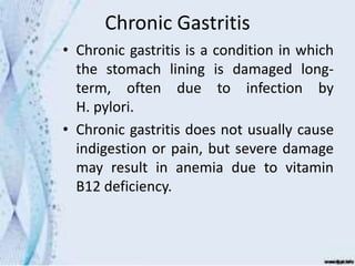 Gastritis - Types & Nutritional Management.ppt