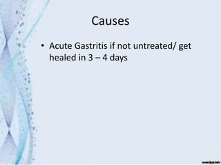 Gastritis - Types & Nutritional Management.ppt