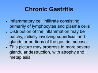 Gastritis presentation, main points and diagnostic | PPT