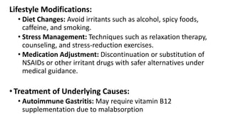 GASTRITIS. non infectious gatritis (inflammation) | PPT