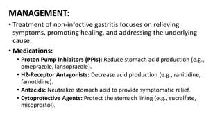 GASTRITIS. non infectious gatritis (inflammation) | PDF | Digestive Disorders | Diseases and ...