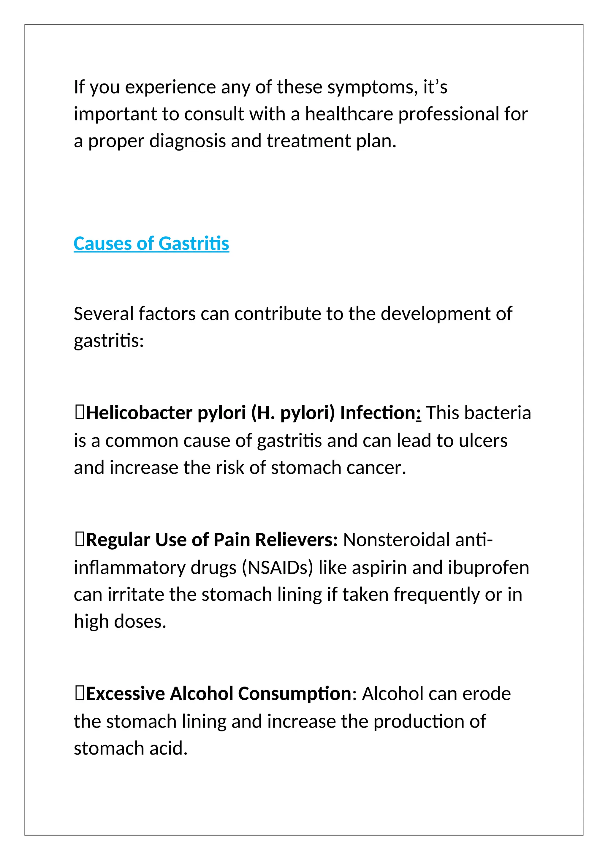 Gastritis.docx by Dr.sanjay agrwal in raipur | PDF
