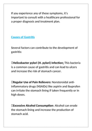Gastritis.docx by Dr.sanjay agrwal in raipur | PDF