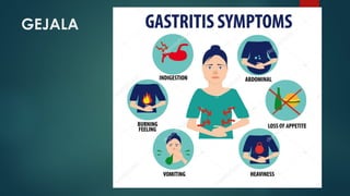 penyakit gastritis dan gejala,pencegahannya | PPTX