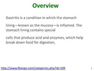 Gastritis | PPTX