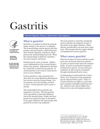 Gastritis | PDF