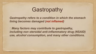 Gastritis and gastropathy. Ppt..pptx | Digestive Disorders | Diseases ...