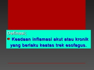 gastritis & esofagitis | PPT