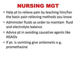 Gastritis- Mr. panneh | PPT