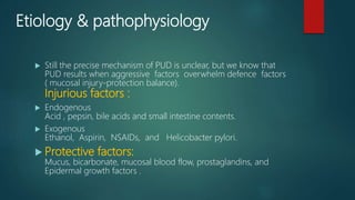 Gastritis And peptic ulcer disese | PPTX