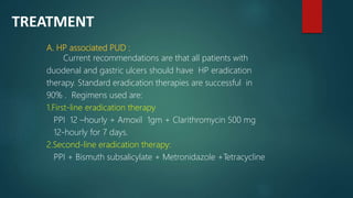 Gastritis And peptic ulcer disese | PPTX
