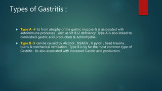 Gastritis And peptic ulcer disese | PPTX