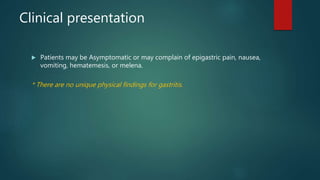 Gastritis And peptic ulcer disese | PPTX